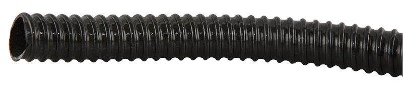 Gaine Spiralée PVC Rigide – noire – Diamètre int. 14 - SIB